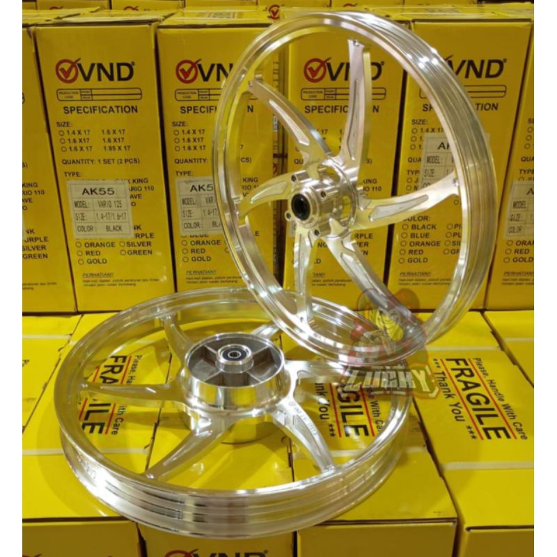 Jual VELG VND SIX STAR JUPITER Z RING 17/PELEK VELEK VELG JUPITER Z ...