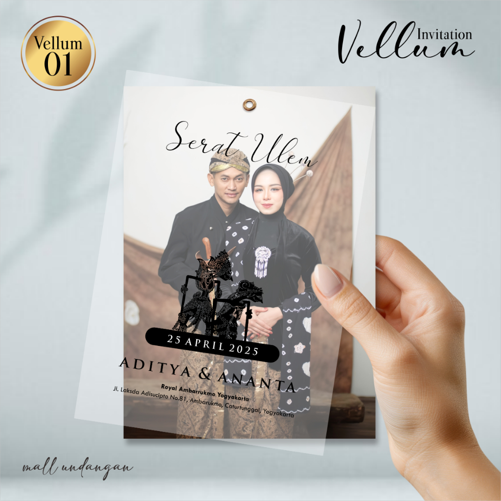 Jual UNDANGAN PERNIKAHAN CUSTOM PREMIUM - UNDANGAN NIKAH FULL COLOUR ...