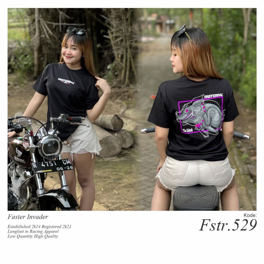 Jual Kaos faster Invader The Celenk fstr 529 | Shopee Indonesia