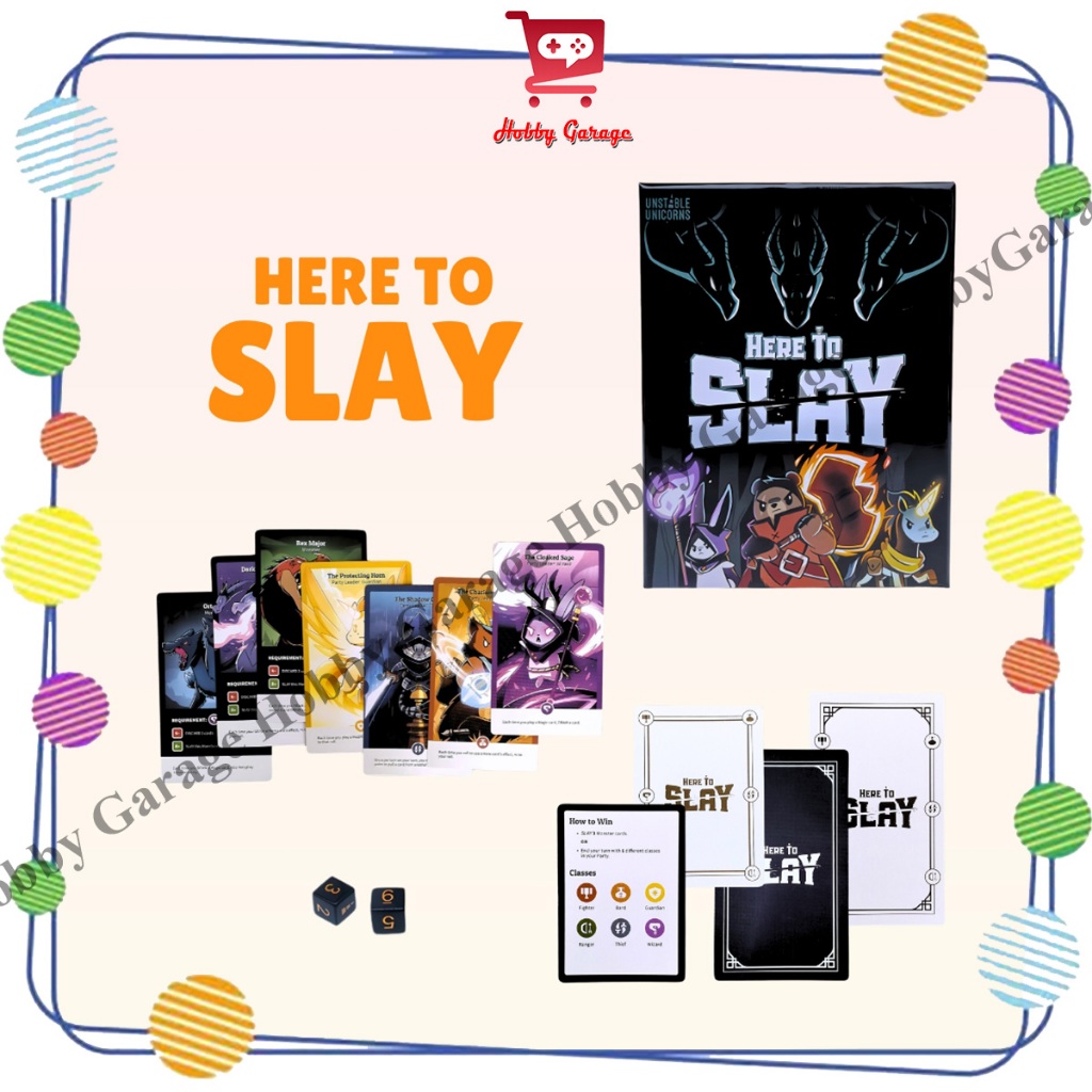 Jual Board Game Here to Slay Card Games Unstable Unicorn | Shopee Indonesia