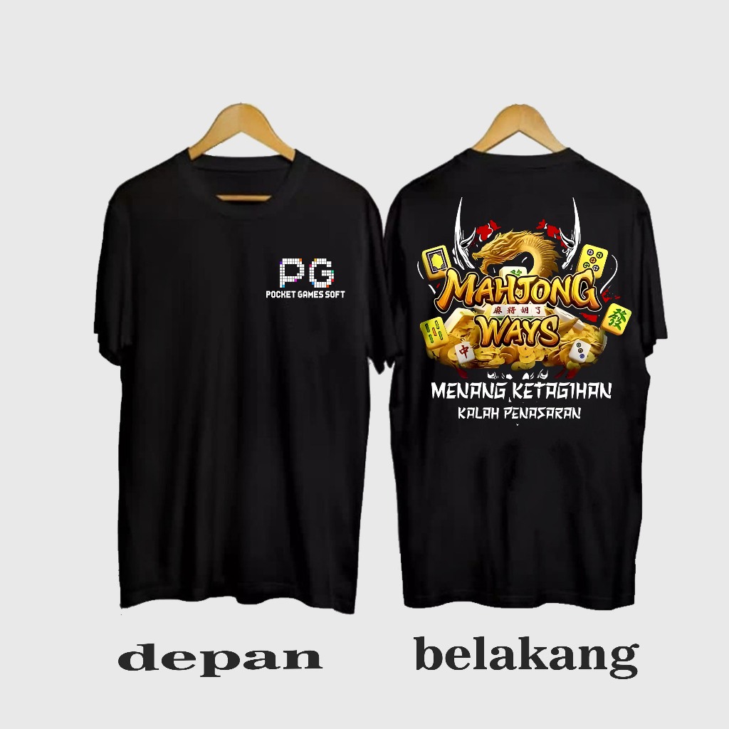 Jual kaos mahjong pg soft terbaru , kaos slot menang ketagihan kalah ...