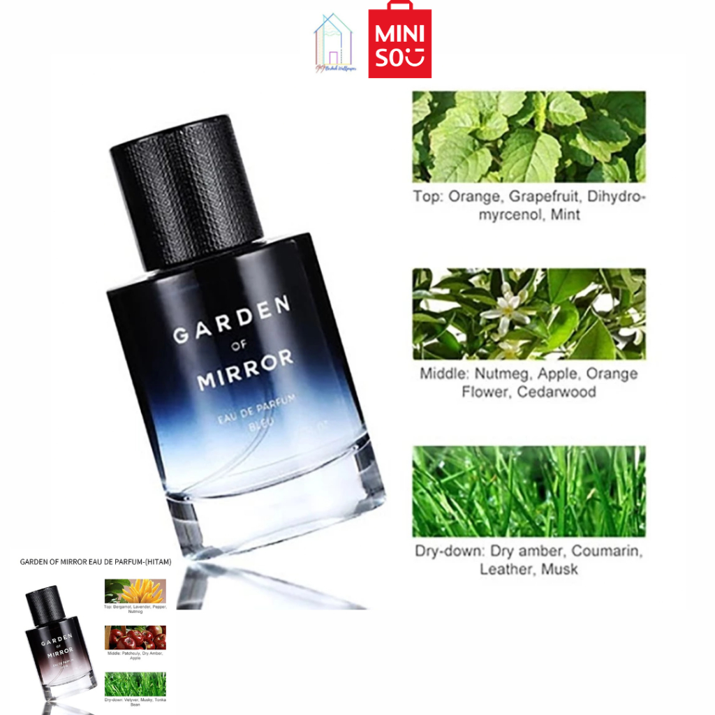 Jual MINISO Parfum Pria Parfum Segar dan Tahan Lama 100ml Garden of ...