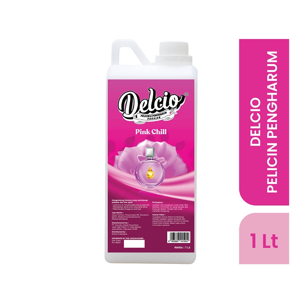 Jual Delcio Pelicin Pewangi Pakaian 1 Liter Non Alkohol | Shopee Indonesia