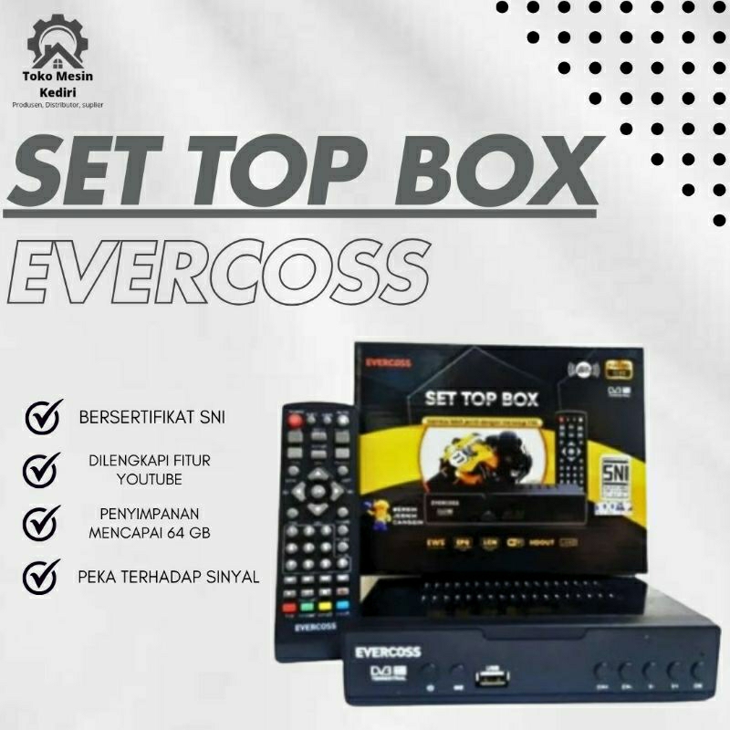 Jual STB Evercross MAX Set Top Box Terbaru dan Termurah! Resolusi sudah ...