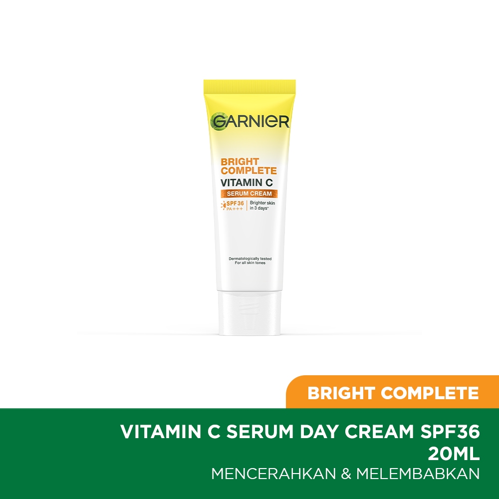 Jual Garnier Bright Complete Vitamin C Serum Cream SPF 36 PA+++ | Shopee Indonesia