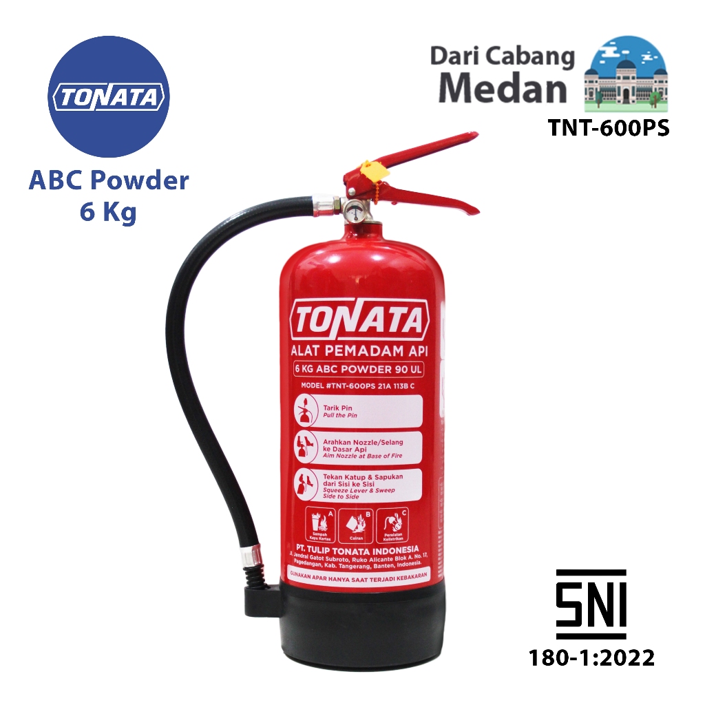 Jual Alat Pemadam Api Tonata SNI / APAR ABC Powder 6 kg | Shopee Indonesia
