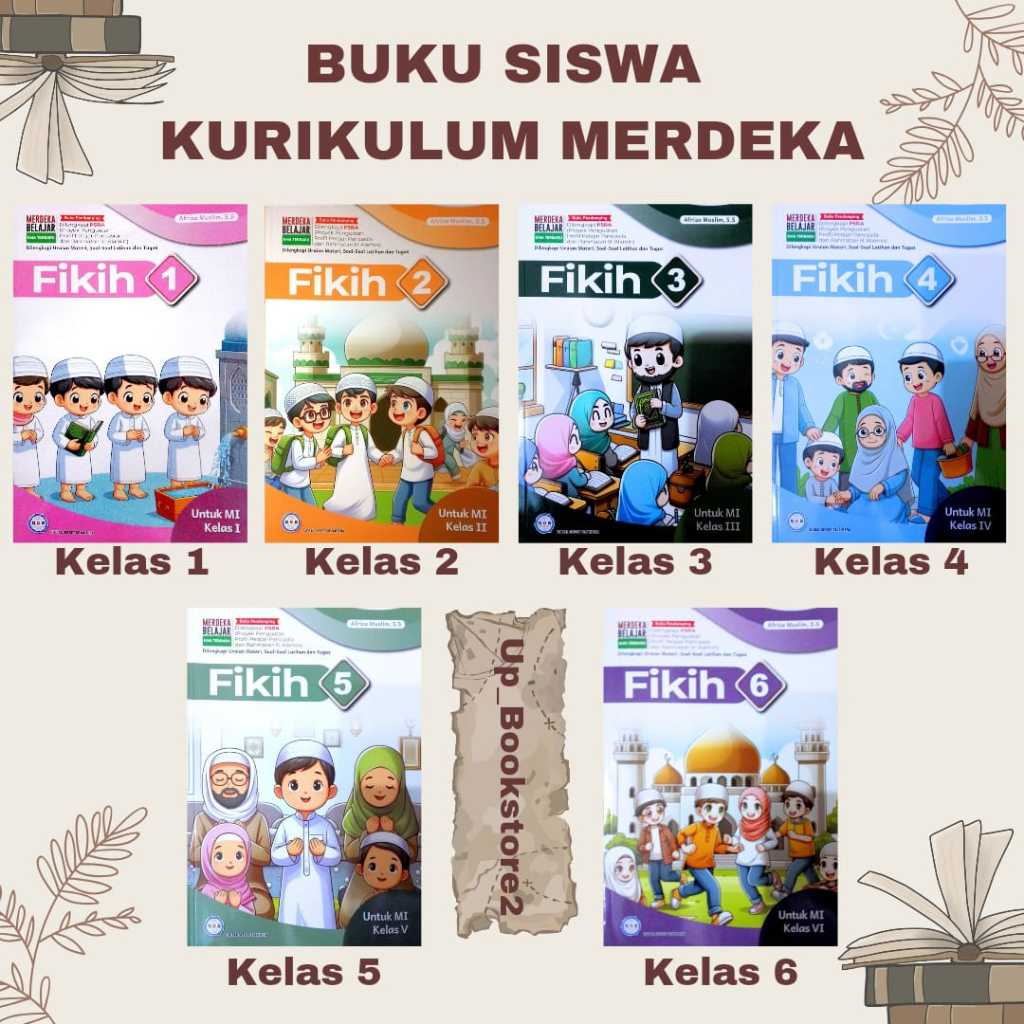 Jual BUKU SISWA FIKIH KELAS KMA TERBARU 450 1,2,3,4,5,6 KURIKULUM PENGGERAK-MERDEKA SD/MI ...