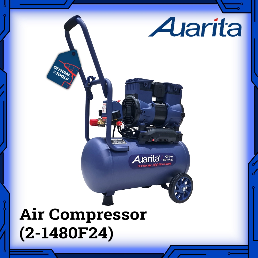 Jual Kompressor Angin Blue Auarita Listrik Silent High Speed Oilless ...