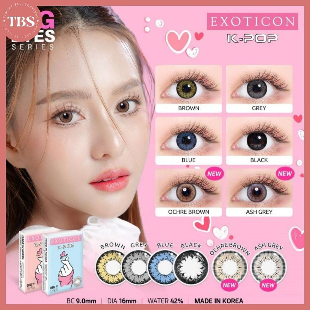 Jual SOFTLENS KPOP 16MM BIG EYES NORMAL & MINUS / SOFLEN / SOFTLEN ...