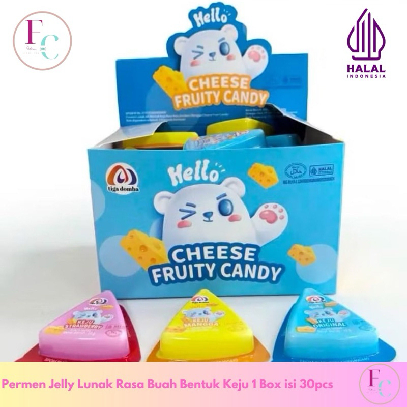 Jual Permen Jelly Lunak Keju Rasa Buah 1 Box isi 30pcs | Shopee Indonesia