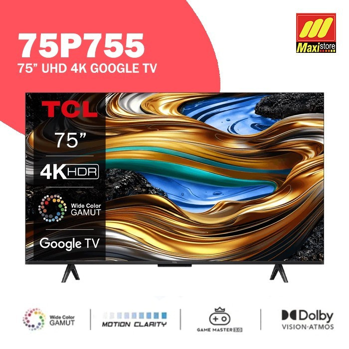 Jual TCL 75P755 [75"] 4K UHD Google Smart TV HDR 10+ Dolby Vision Atmos ...