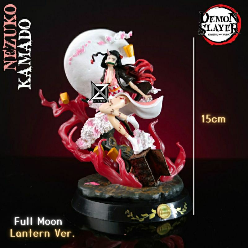 Jual RARE Statue Nezuko Kamado Demon Slayer sakura tree full moon mini ...