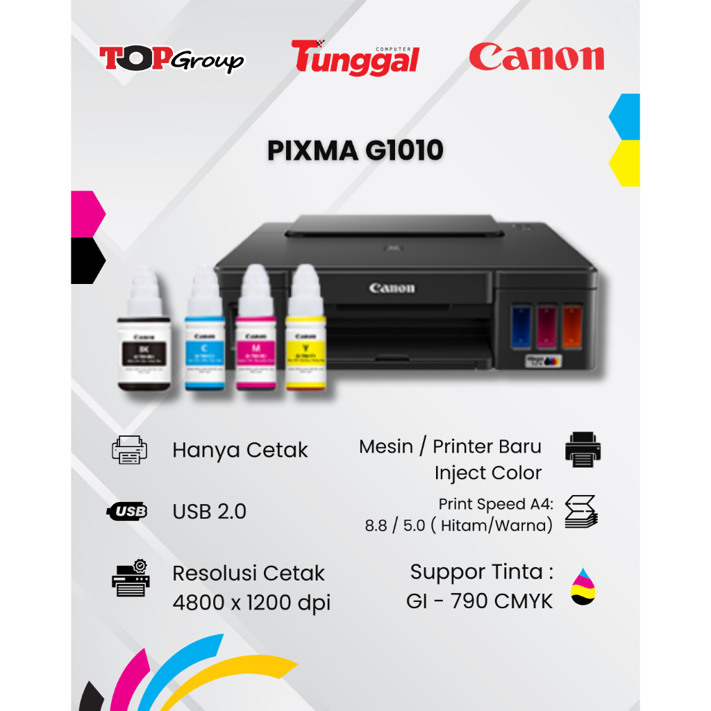 Jual Printer Canon G1010 Ink Tank G 1010 G-1010 Print Only Single ...