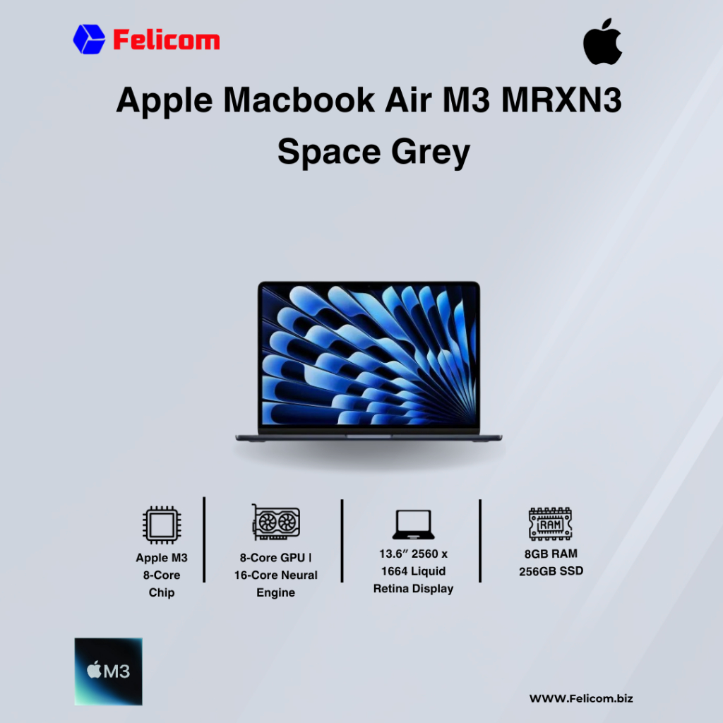 Jual Apple Macbook Air M3 MRXN3 | Shopee Indonesia