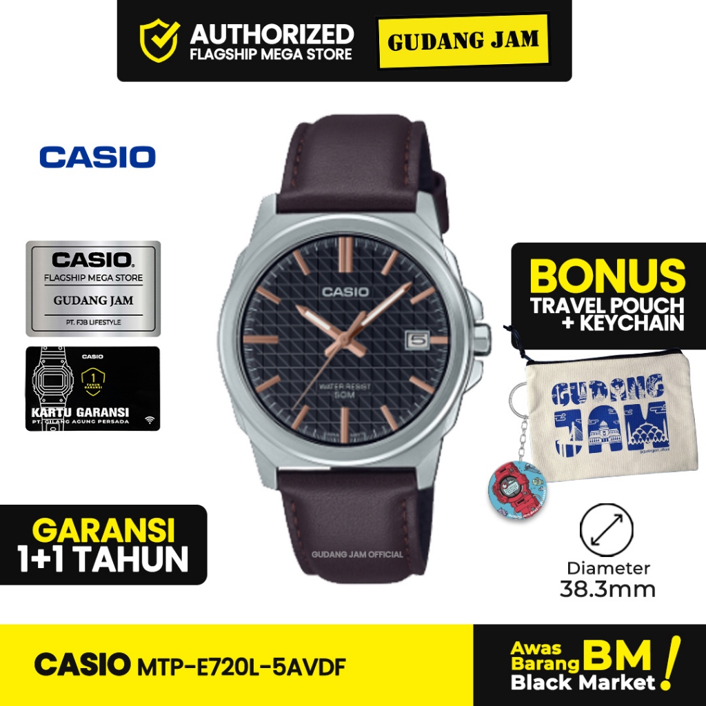 Jual Jam Tangan Casio MTP-E720L-5AVDF MTP-E720L MTP-E720 MTPE720L MTP ...