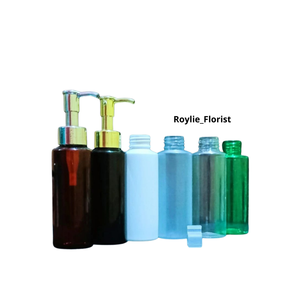 Jual Botol Pump 100ml Model RF / Botol Rf 100ml Tutup Pump Clip Oil ...