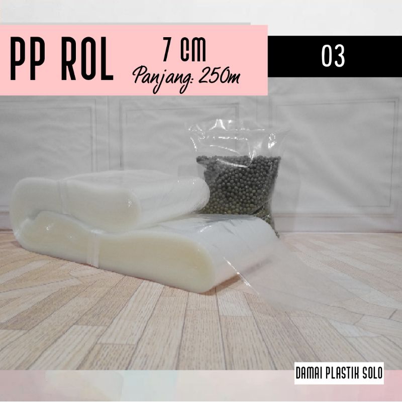 Jual PP ROL 7cm (tebal 03, panjang 250 meter) | Shopee Indonesia