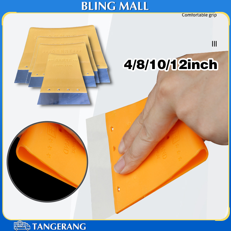 Jual 6/8/10/12" Skrap Dempul Stainless Kape Kompon Gypsum Pisau Dempul ...