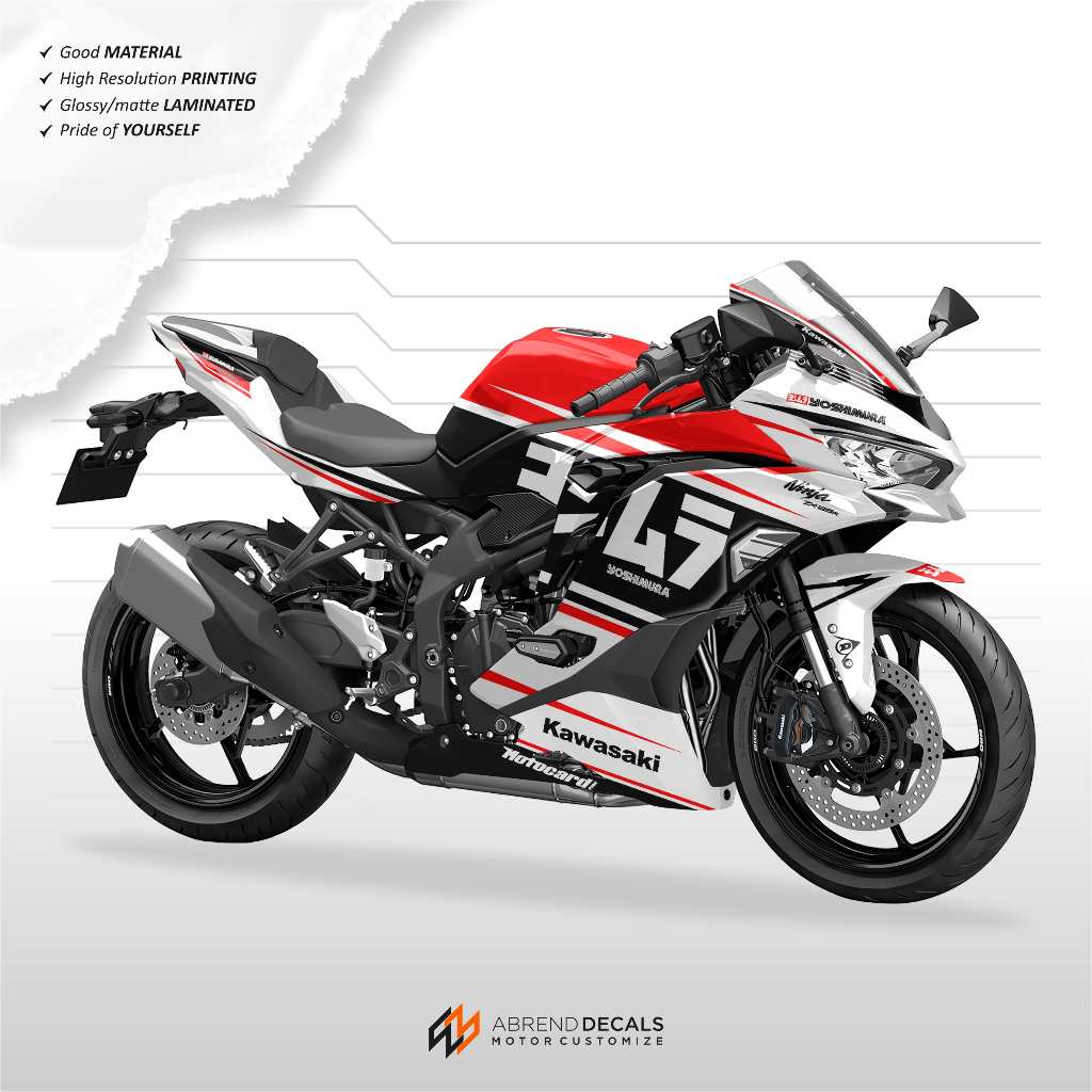 Jual DECAL ZX25R FULLBODY LIVERY YOSHIMURA BISA REQUEST / STIKER MOTOR ...