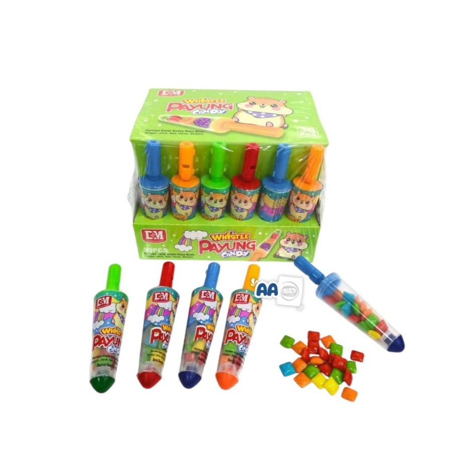 Jual DSM PERMEN KARET WHISTLE PAYUNG ISI 30 | Shopee Indonesia