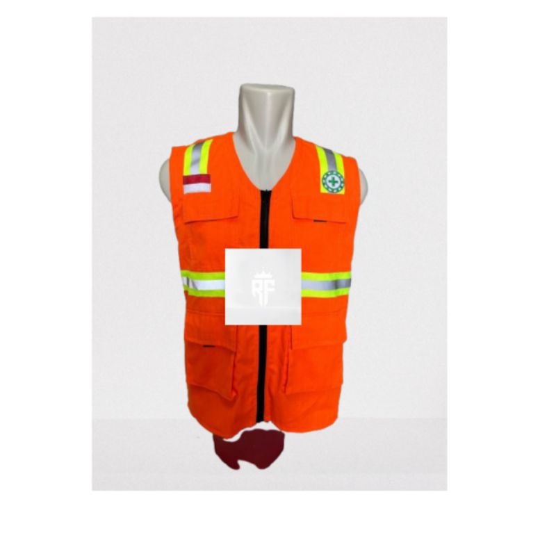 Jual rompi vest safety first/rompi k3/rompi lapangan/rompi proyek ...
