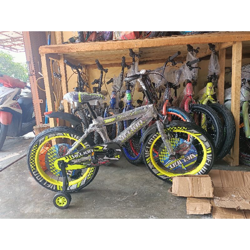 Jual SEPEDA BMX VELION RING 18 BAN BESAR (WARNA HIJAU STABILO) | Shopee ...