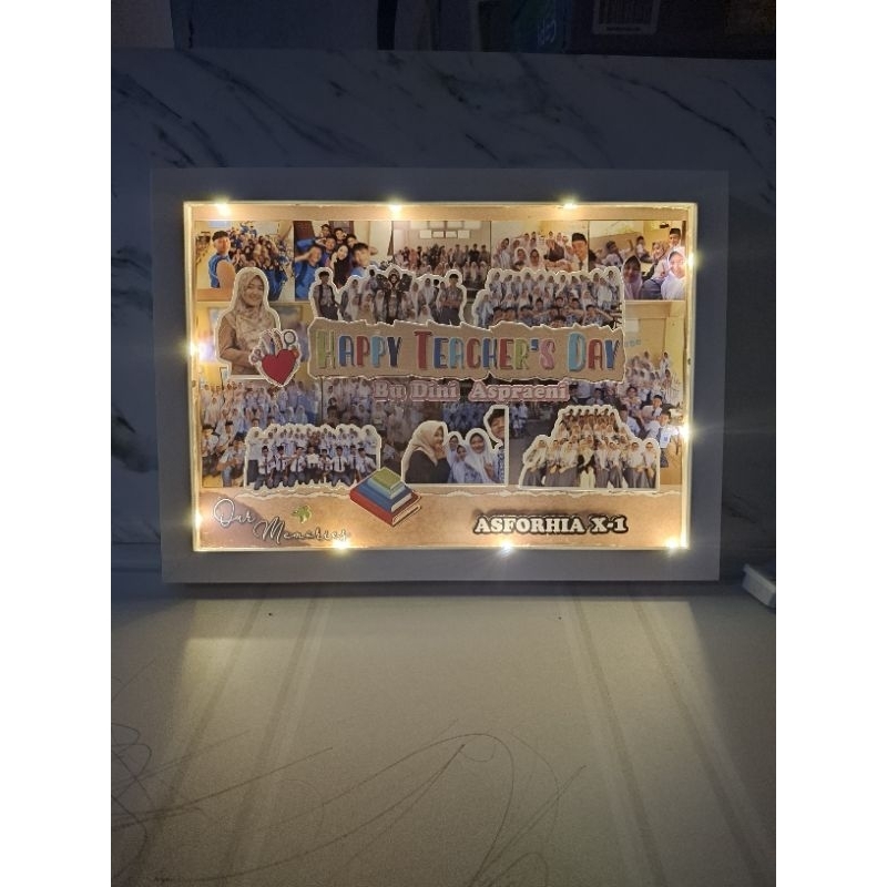 Jual KADO KENANG KENANGAN GURU FRAME 3D POP UP BALLONS POPUP SCRAP KADO BEBAS CUSTOM | Shopee ...