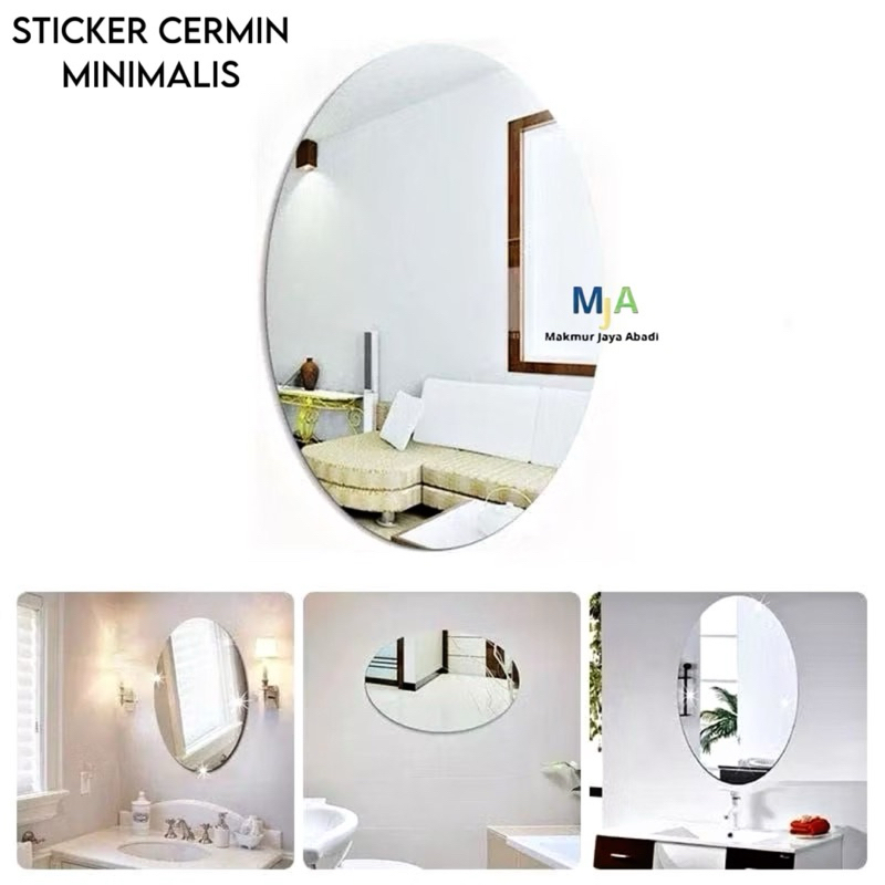 Jual ( BISA COD ) PROMO Sticker Cermin Kaca Dinding / Anti Pecah ...