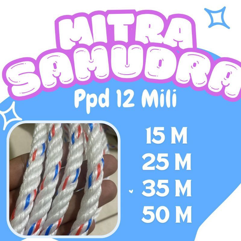 Jual TALI TAMBANG 12MM 50 METER TALI TAMBANG PLASTIK 12 MM TALI TAMBANG ...