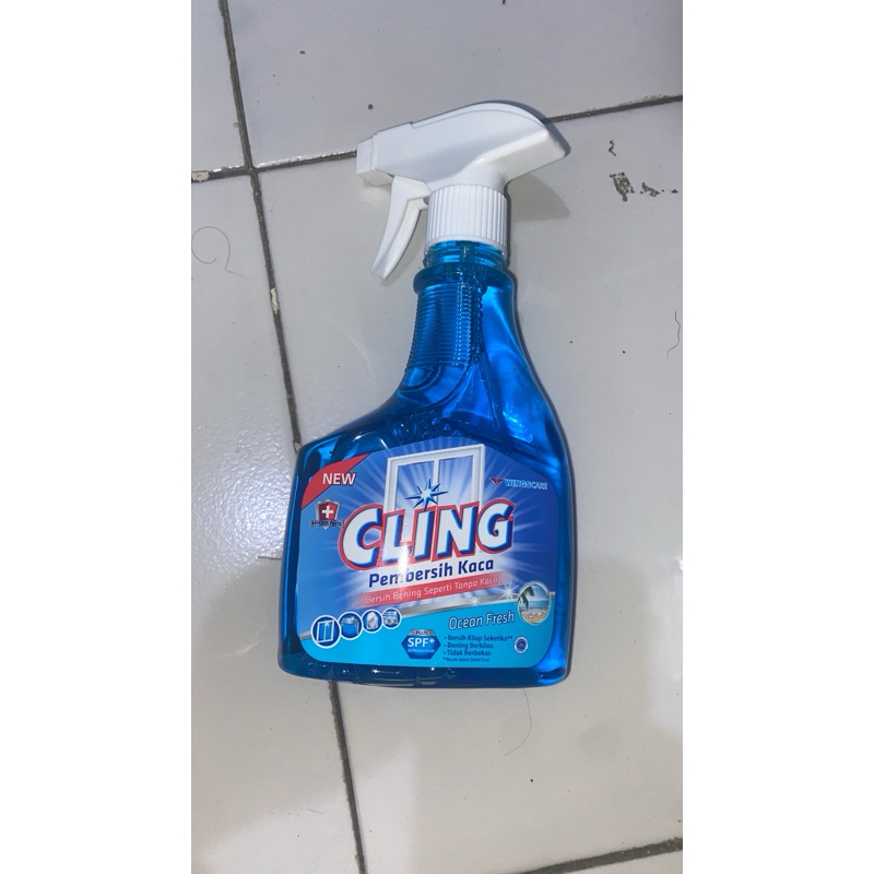 Jual CLING pembersih kaca New Ocean Fresh 440ml | Shopee Indonesia