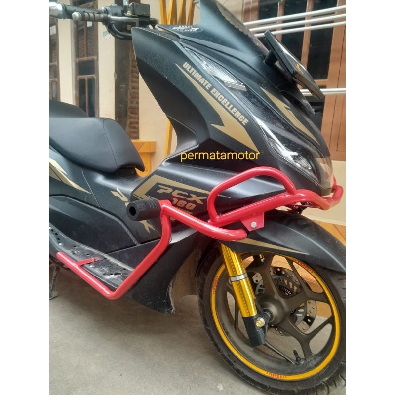 Jual Crasbar Tubular Honda PCX 150 160 Frame Guard Pelindung Body PCX ...