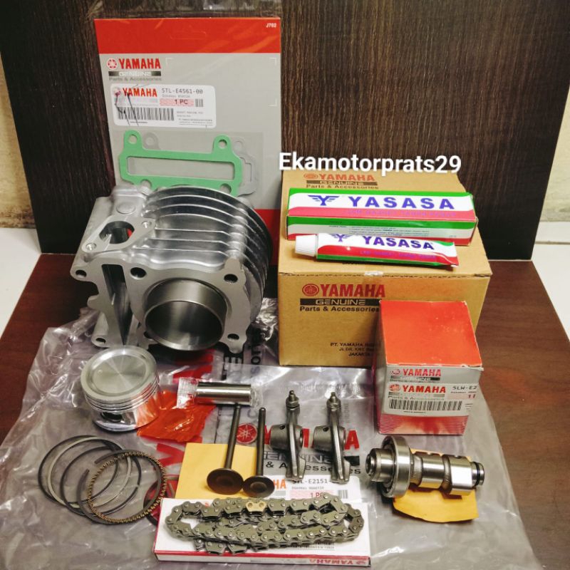 Jual Paket 7 Macam Blok Seher 5LW/5TL Cylinder paket Komplit Yamaha Mio lama/Mio sporty/Mio soul ...