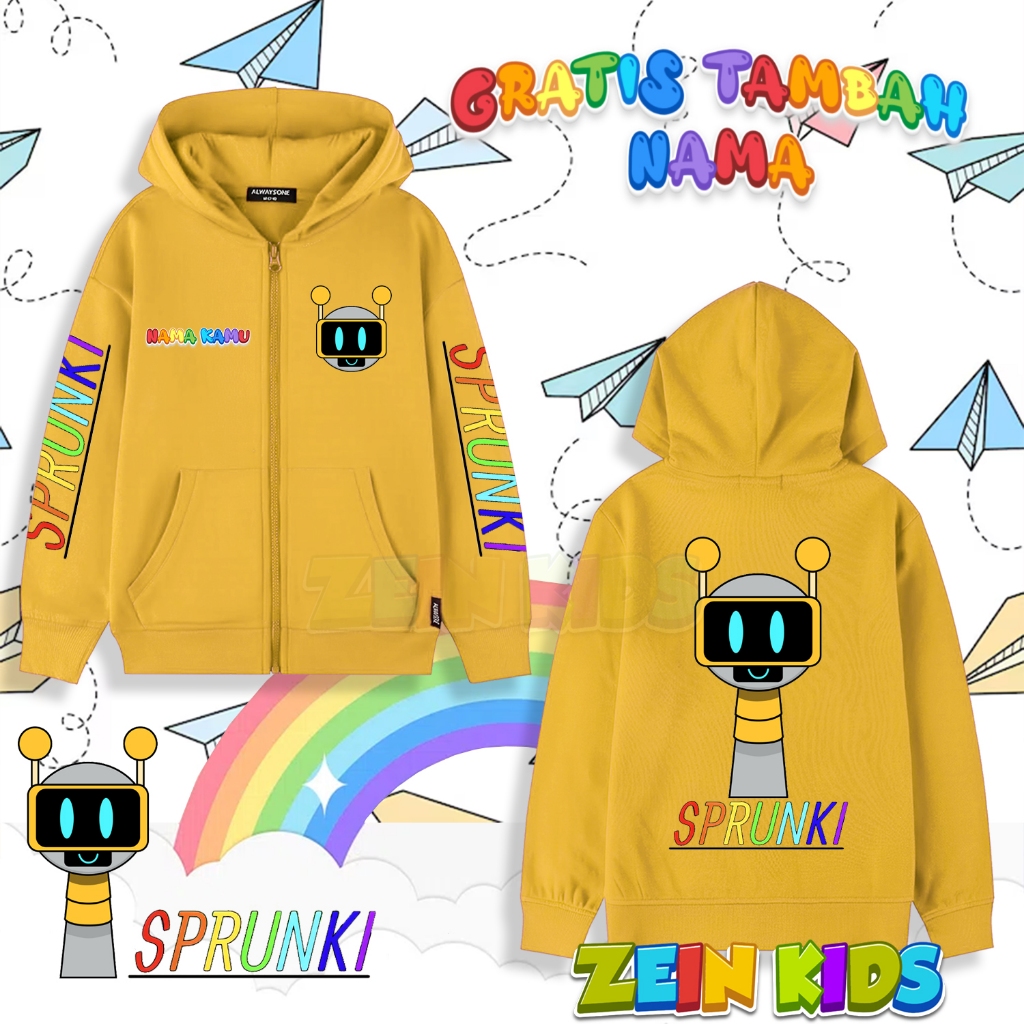Jual Hoodie Jaket Anak Sprunki Funbot / Jaket Sweater Anak Sprunki ...