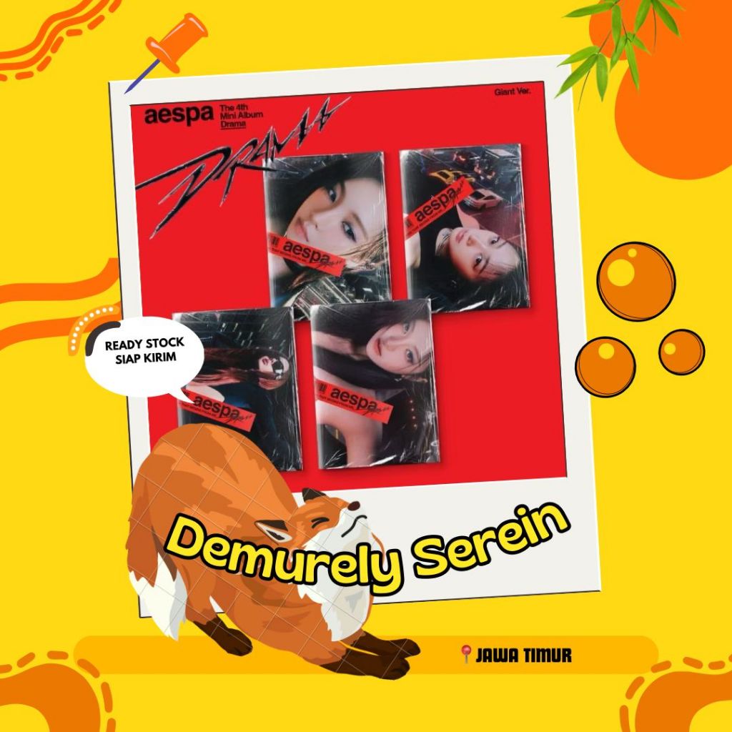 Jual [READY STOCK] AESPA 4TH MINI ALBUM DRAMA GIANTA VER [PILIH MEMBER ...