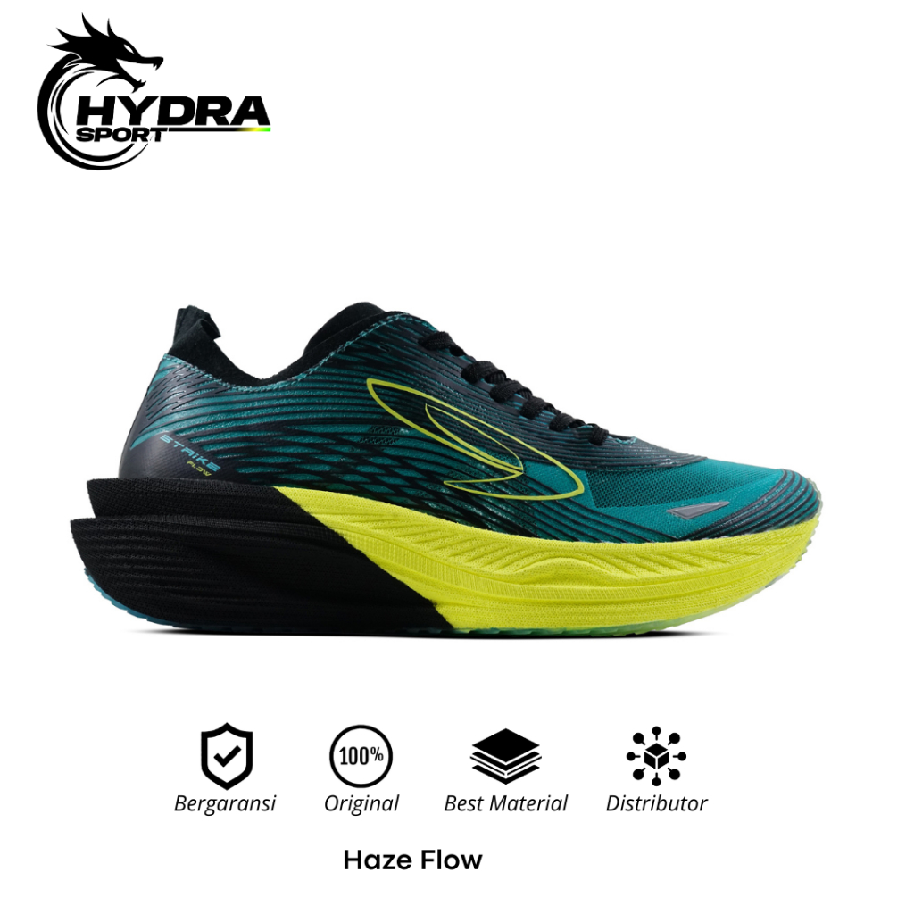 Jual SEPATU LARI 910 HAZE FLOW ORIGINAL - HITAM/TEAL/KUNING | Shopee ...