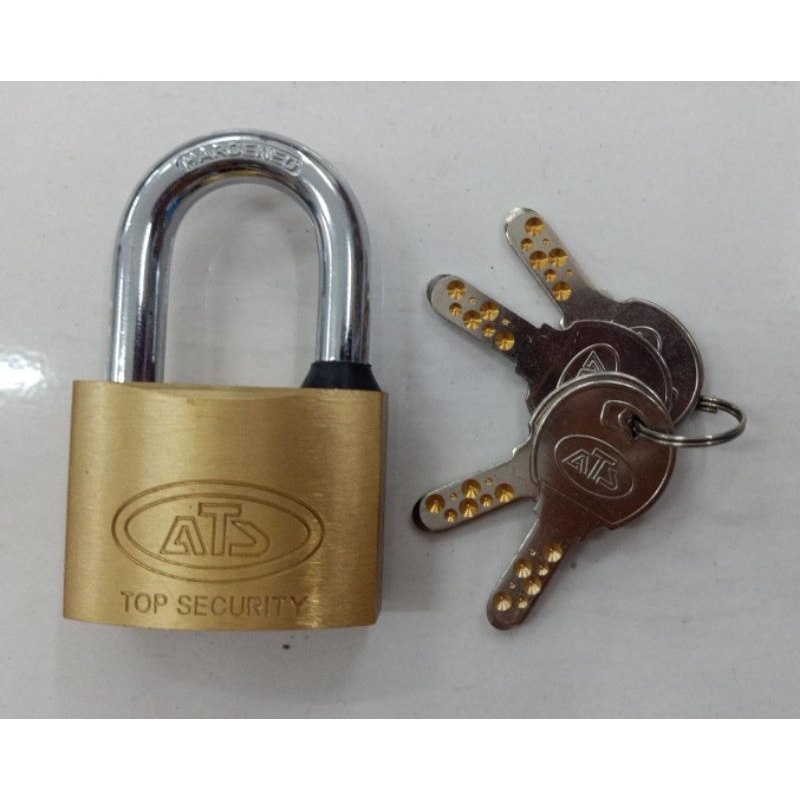 Jual Gembok Kuningan Leher Pendek ATS 50MM | Shopee Indonesia