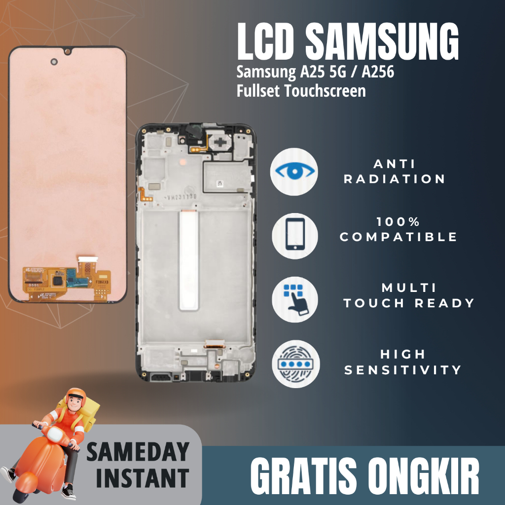 Jual LF - (GARANSI LEM) LCD Samsung A25 5G / A256 Fullset Touchscreen ...