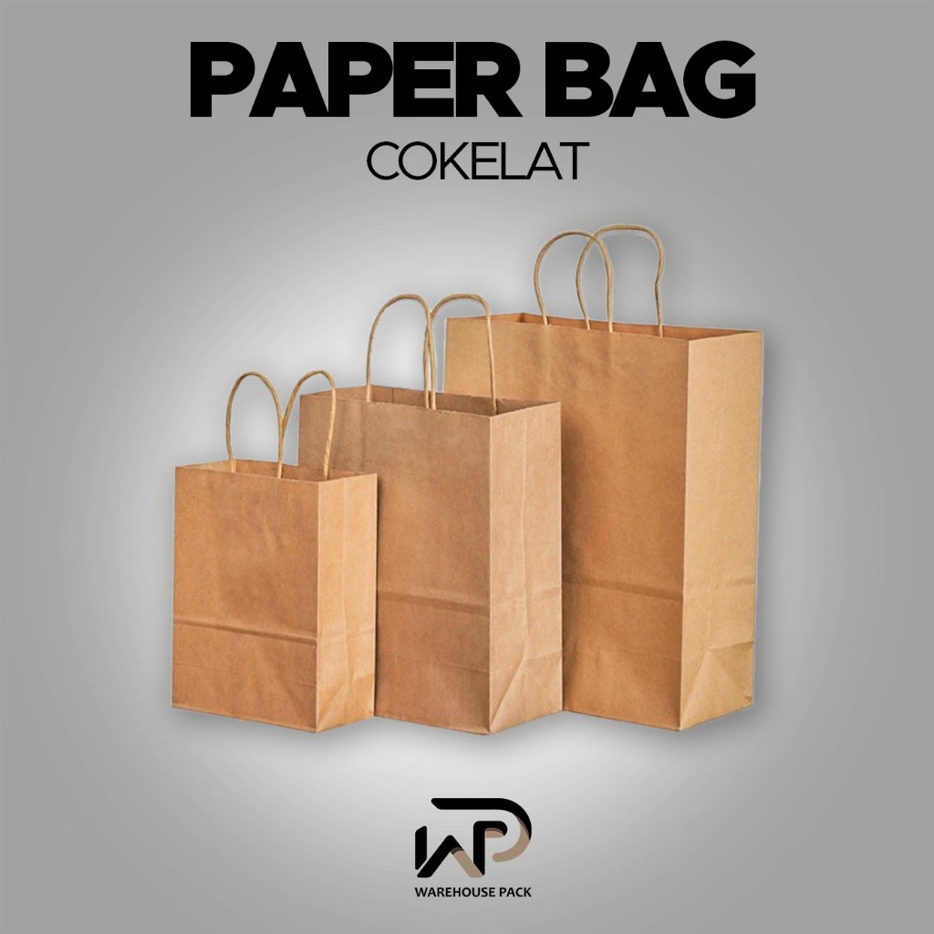 Jual Paper Bag Coklat | Paper Bag Hampers Kado Souvenir | Paper Bag ...