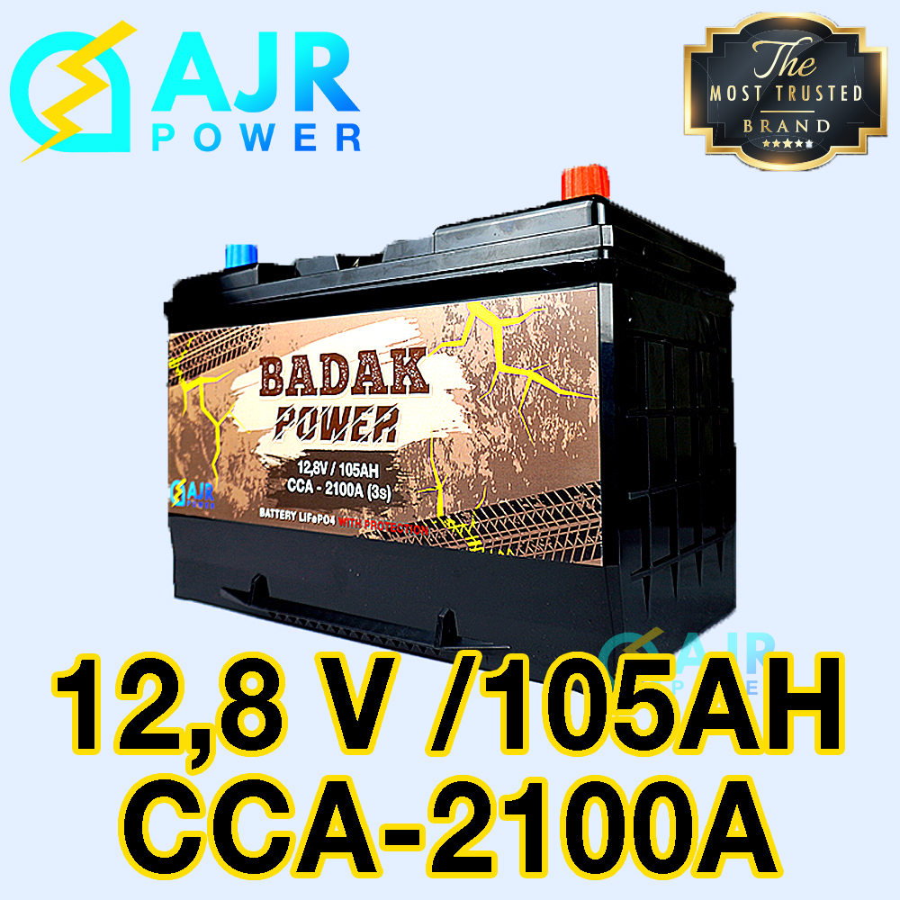 Jual ACCU aki MOBIL Lithium LiFePo4 12,8V/105AH 90AH CCA 2100A 1700A ...