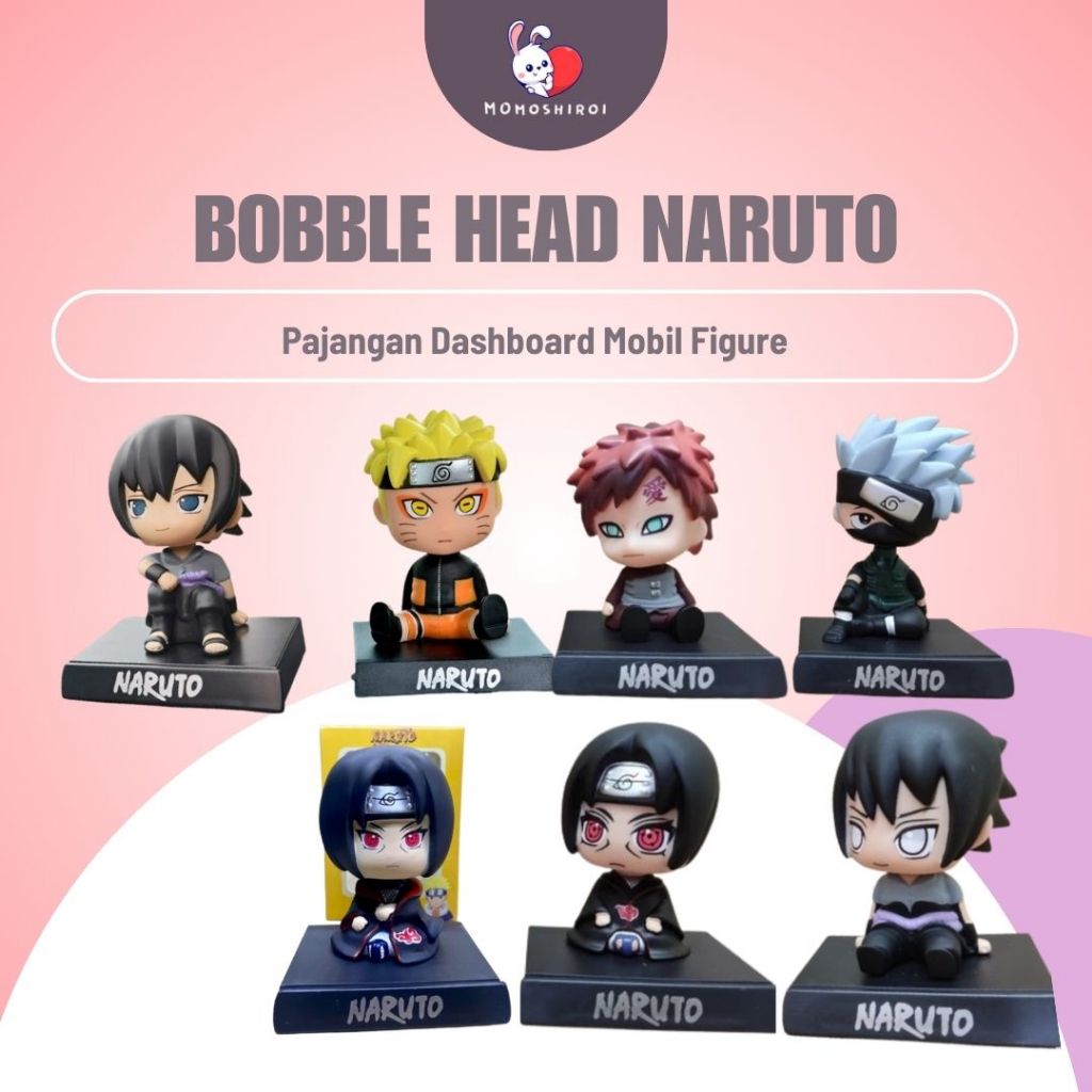 Jual Pajangan Dashboard Mobil Figure Naruto Kakashi Anime Bobble head ...
