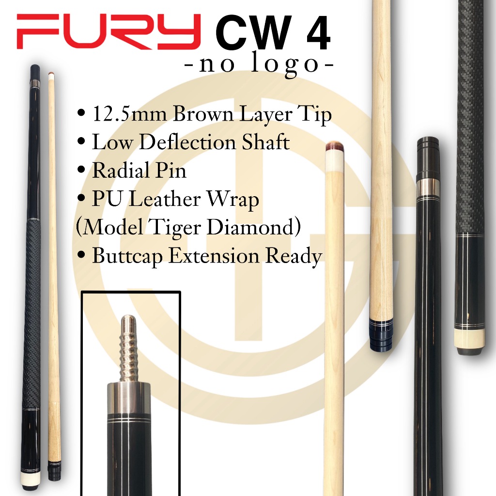 Jual Fury CW4 Black - New | Shopee Indonesia