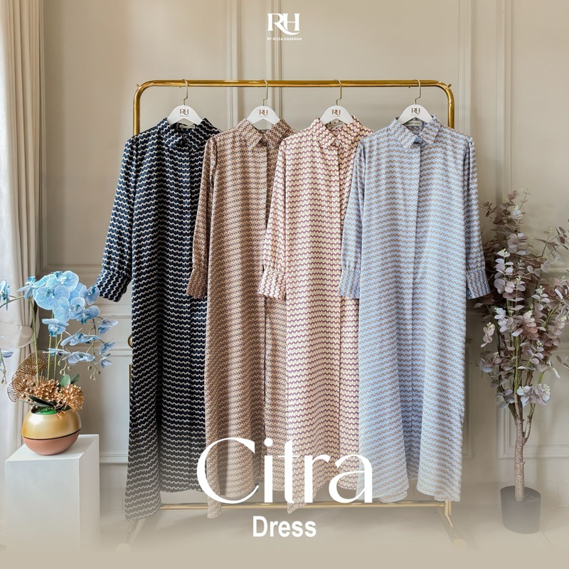 Jual Rh Col Citra Dress (gamis lebaran, gamis kondangan, gamis monogram ...