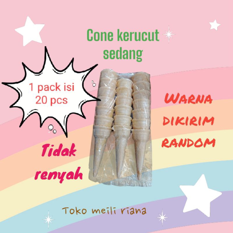 Jual Kon kerucut cone ice cream contong eskrim es krim | Shopee Indonesia