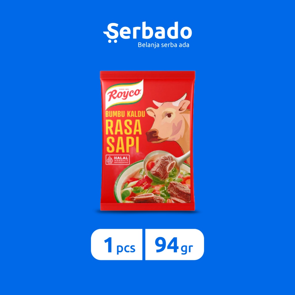 Jual Royco Bumbu Kaldu Penyedap Rasa Sapi Kemasan Sachet 94gr | Shopee ...