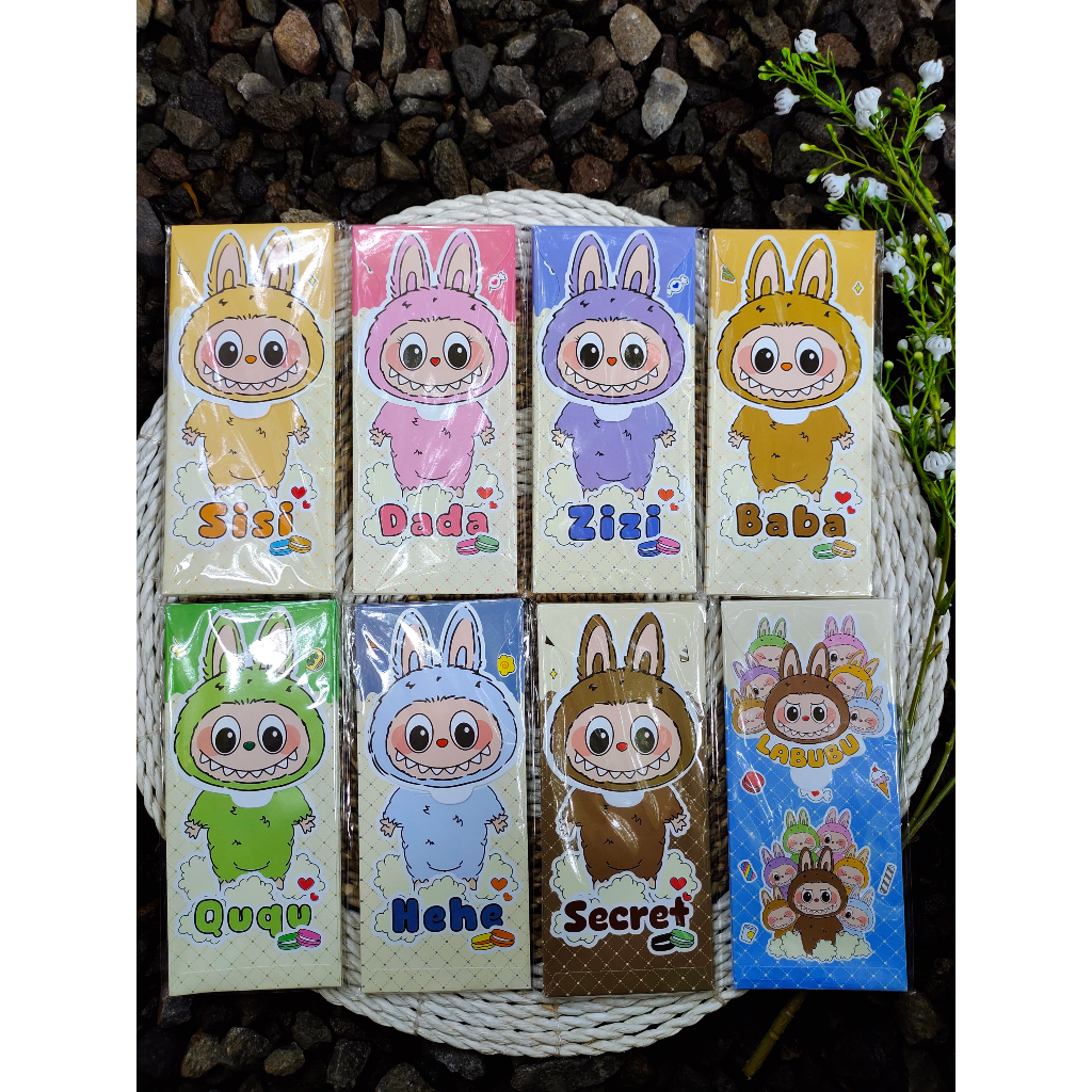 Jual isi 5 - Amplop Lebaran Labubu Panjang Tebal Premium - Uang Tidak ...