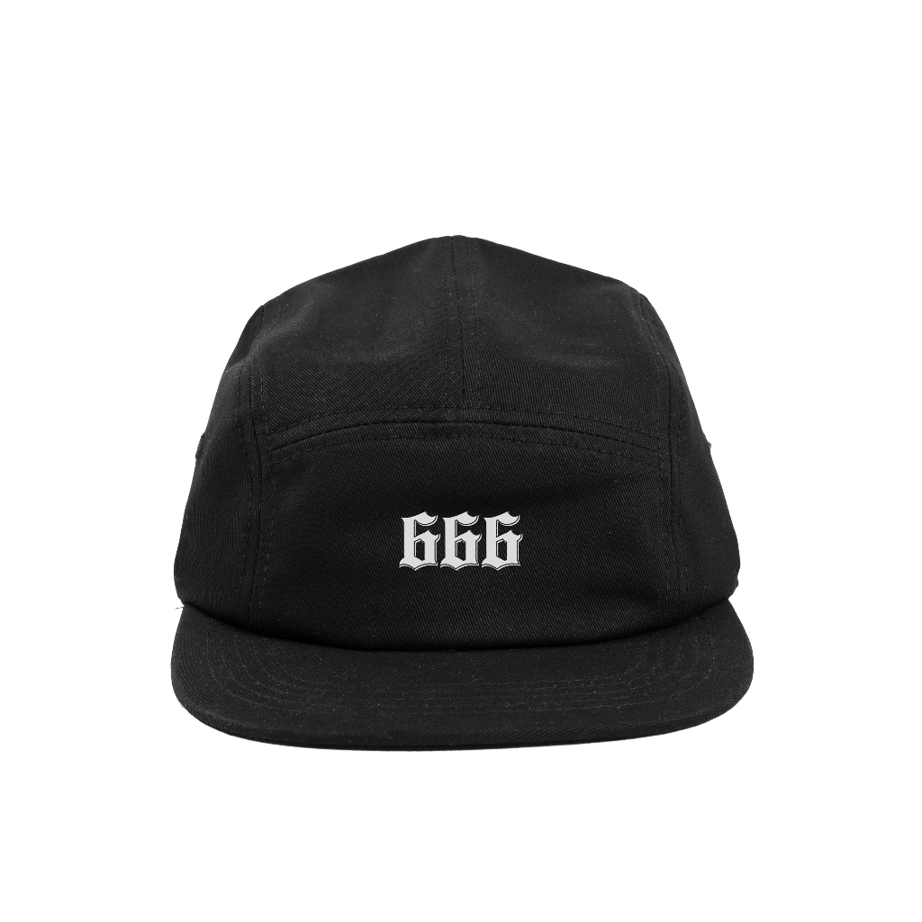 Jual Fivepanel Classic Snapback Topi 5 Panel Skate Satanic 666 Musik ...