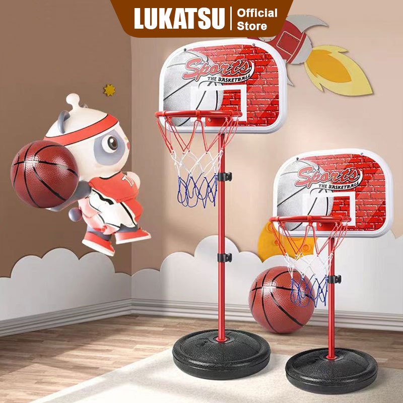 Jual LUKATSU Mainan Ring Basket Anak 145 cm Tinggi Disesuaikan Dapat ...