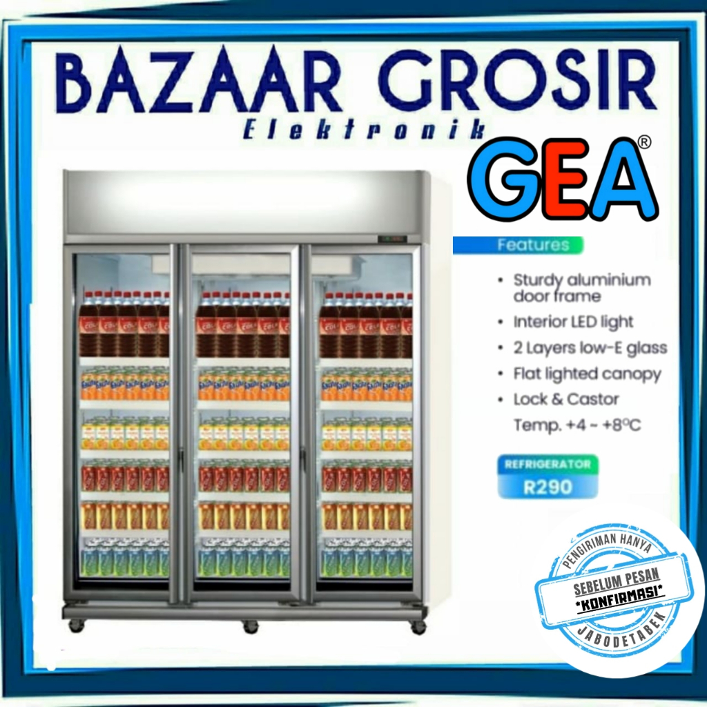 Jual SHOWCASE GEA 3 PINTU EXPO1500 / EXPO 1500 / EXPO-1500 AH/CN ...