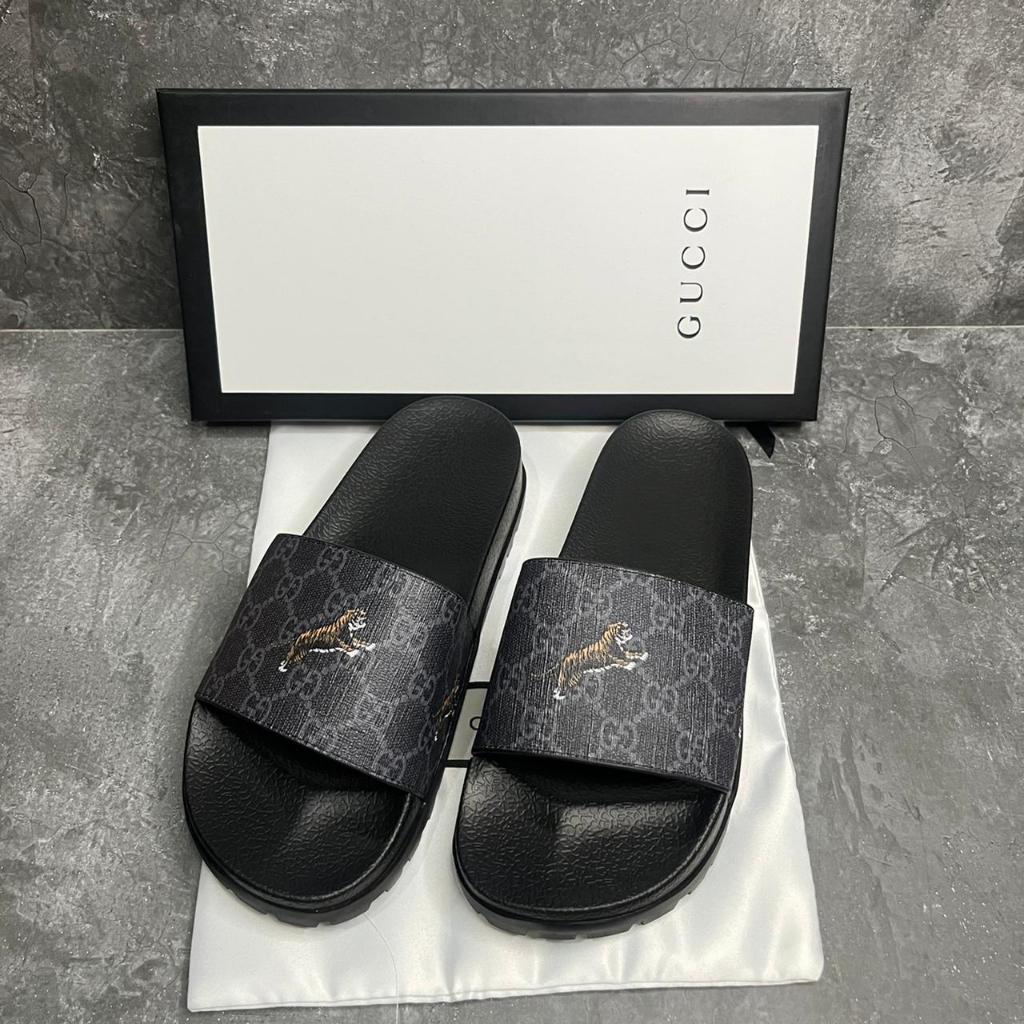 Jual GG BLACK TIGER SLIDE SANDAL | Shopee Indonesia