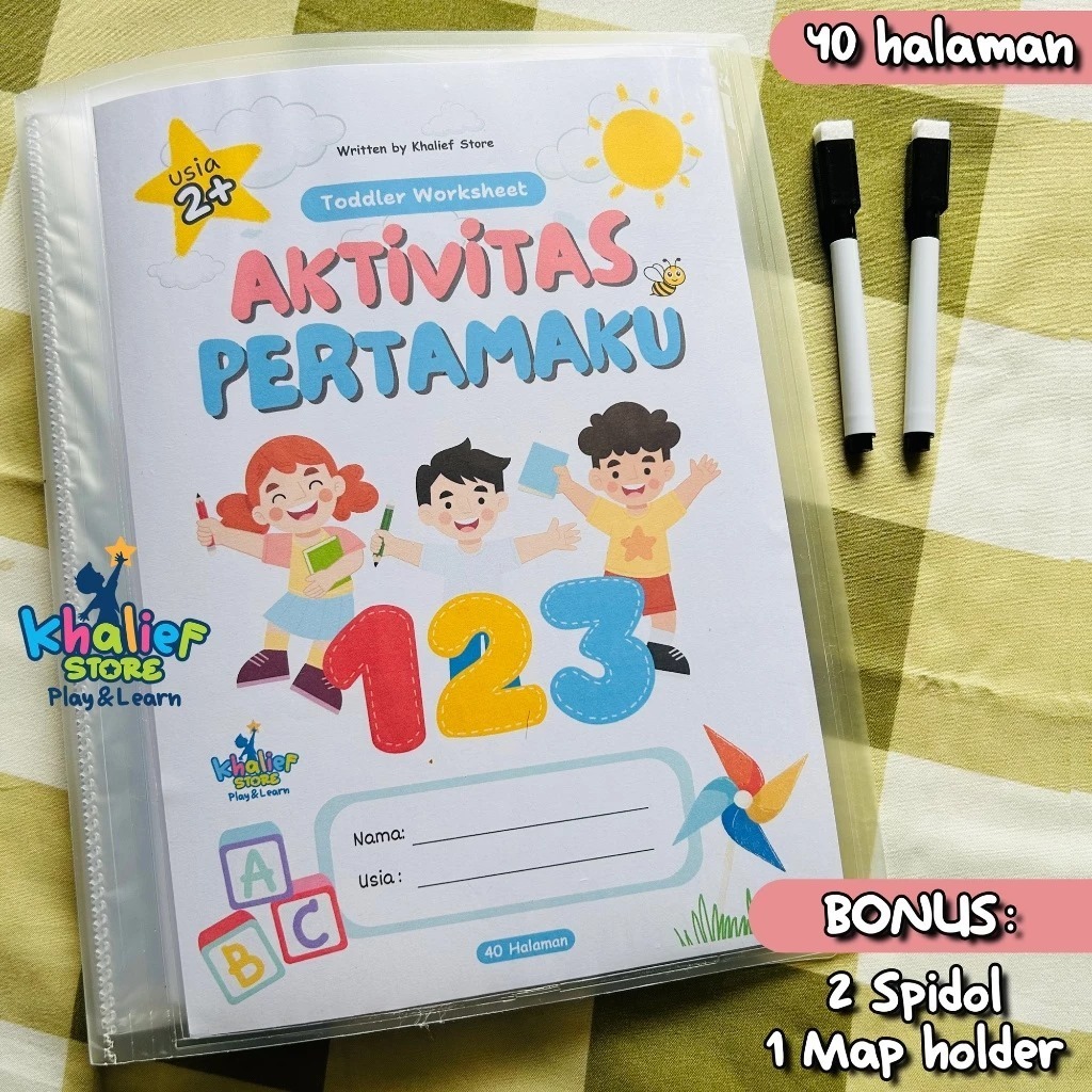Jual Buku Aktivitas Pertamaku Anak Pra TK usia 2 3 4 Tahun PAUD Buku ...